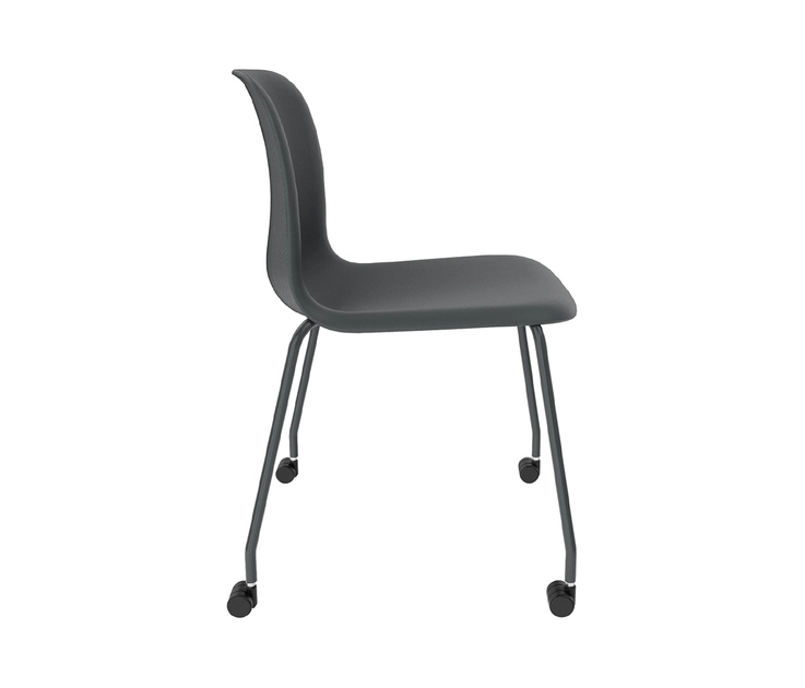 SIXE 4-LEG CASTORS SIDE CHAIR - Chairs from HOWE | Architonic