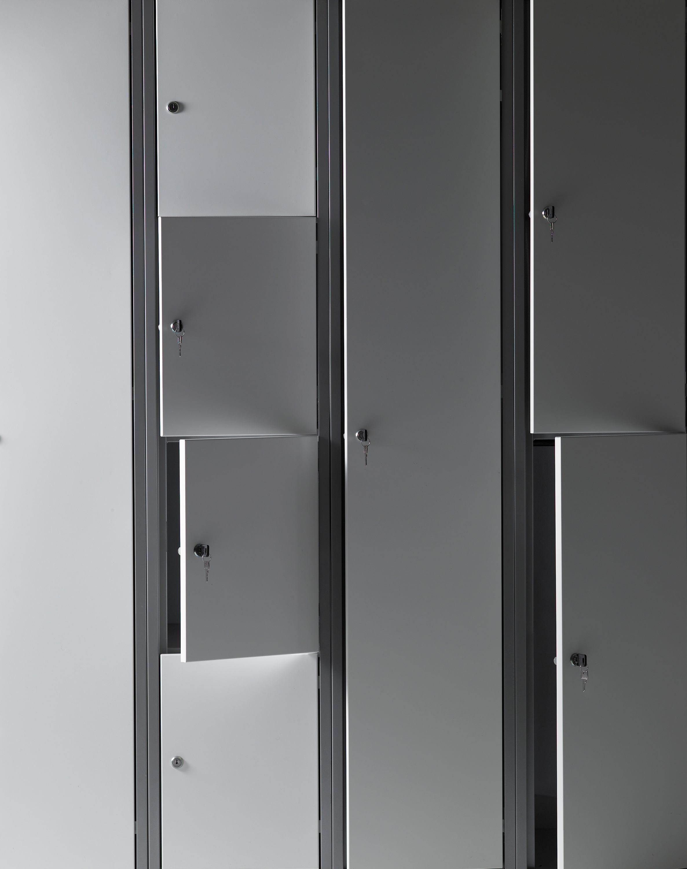 TRENDLINE SILVER | LOCKER WITH 2 PLACES - Spinde / Schliessfächer von ...