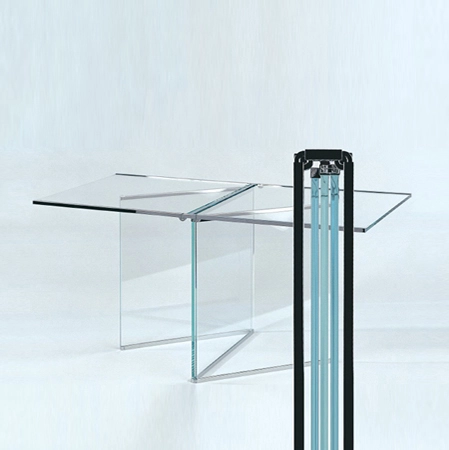TIO FOLDABLE GLASS SIDE TABLE - Coffee tables from Gioia | Architonic