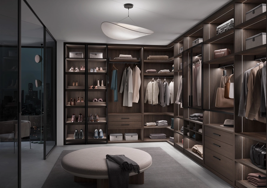 LEGNO INTERIOR CLOSET STORAGE SYSTEM - Walk-in wardrobes from raumplus ...