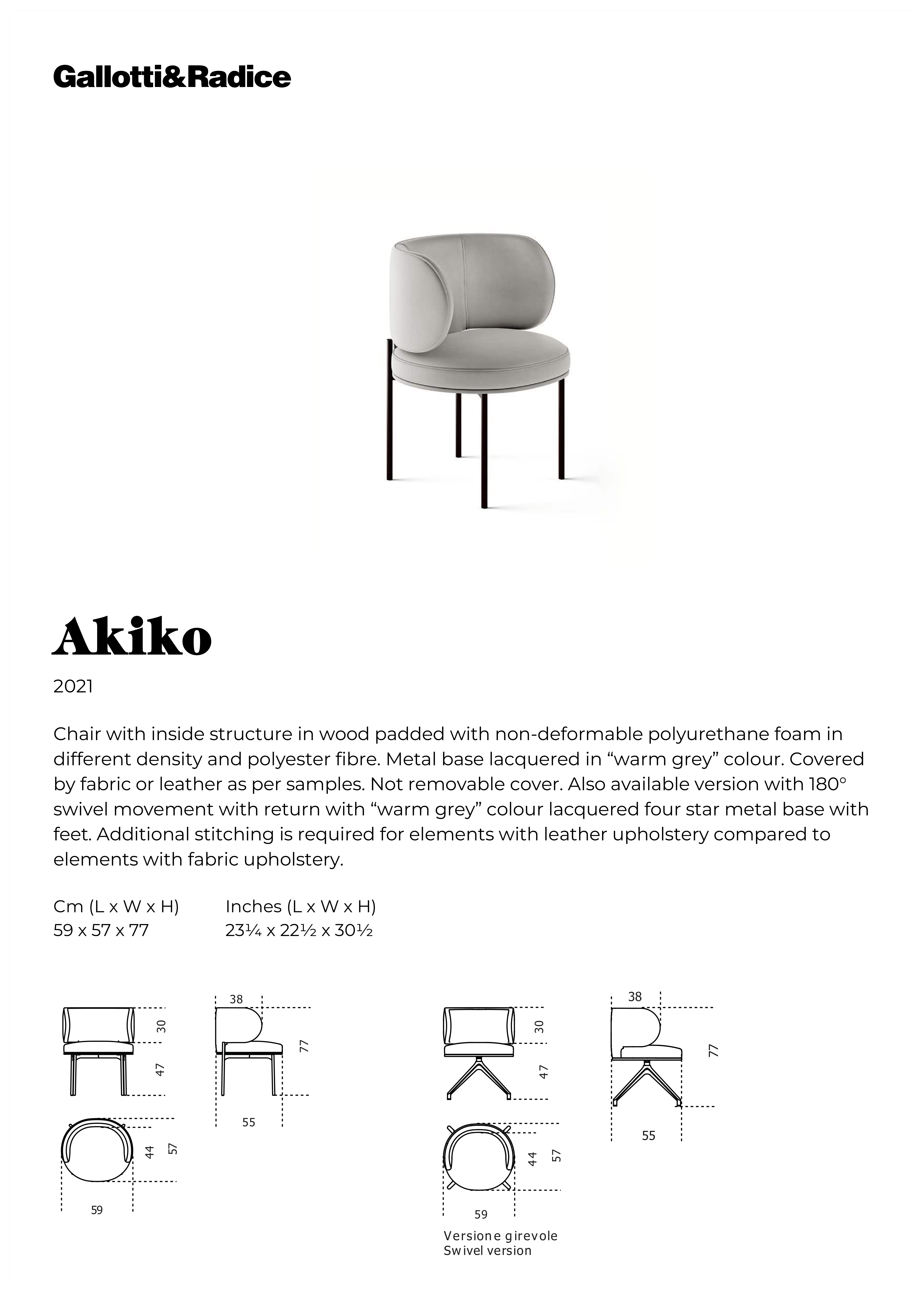 AKIKO - Chairs from Gallotti&Radice | Architonic
