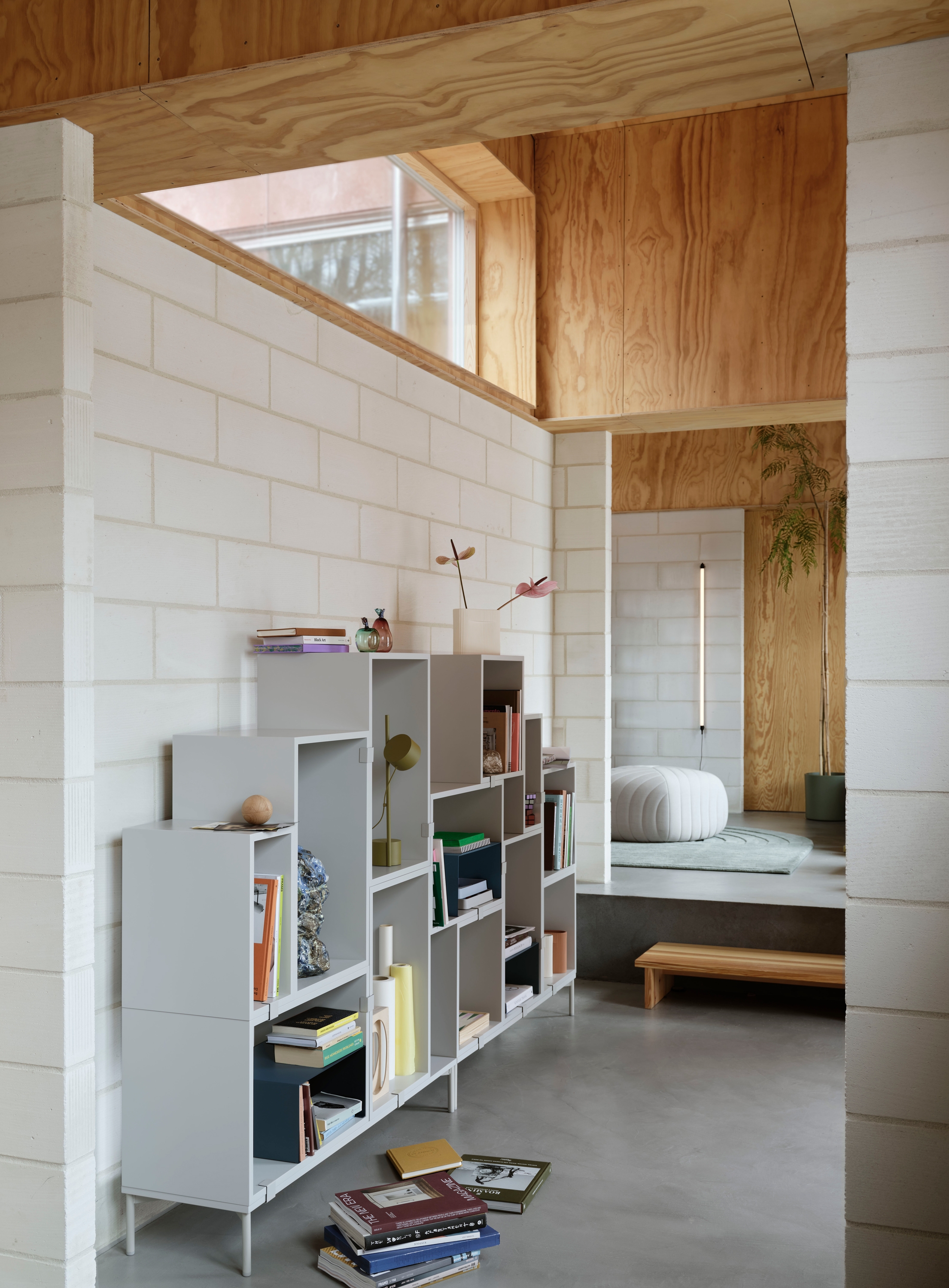 STACKED STORAGE SYSTEM | LARGE WITH DOOR - Shelving from Muuto | Architonic