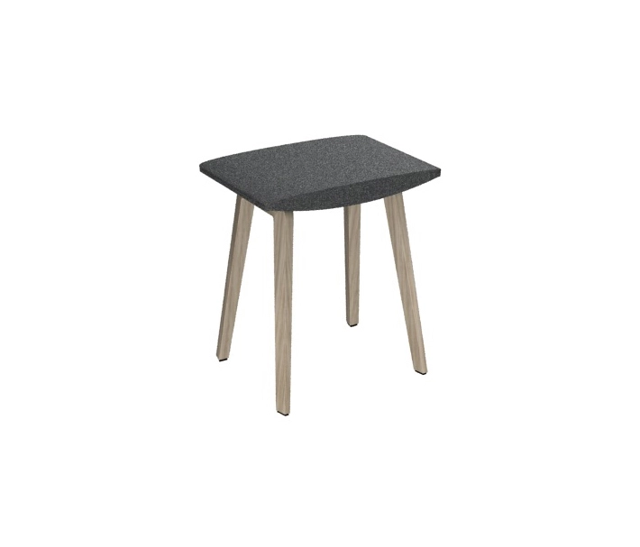 FOUR STOOLS 74 UPHOLSTERY, WOODEN LEGS - Hocker von Ocee & Four Design ...