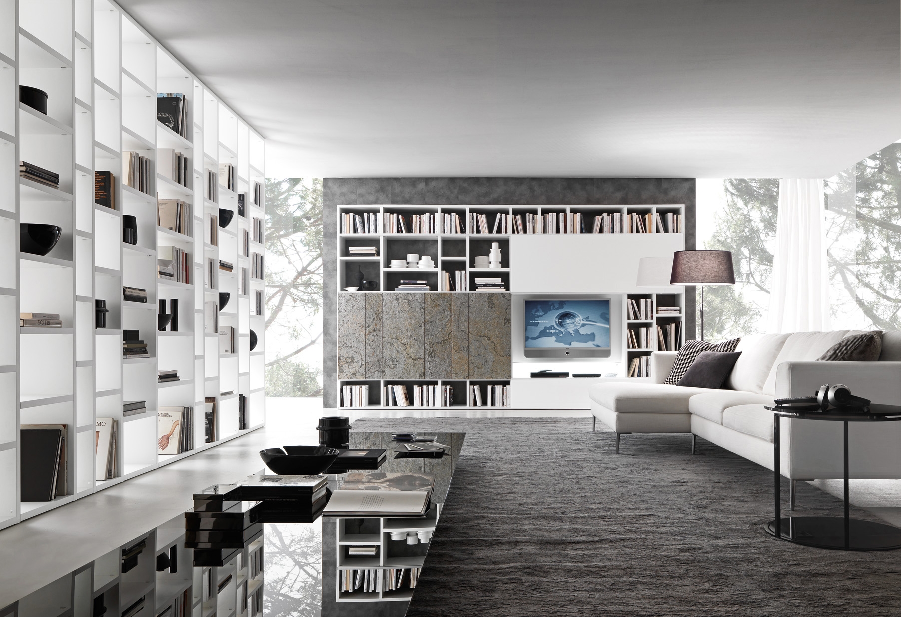 PARI & DISPARI SLIDING DOOR ARRANGEMENTS - Cabinets from Presotto | Architonic