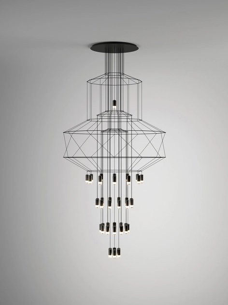 WIREFLOW CHANDELIER 0374 HANGING LAMP - Suspended lights from Vibia ...