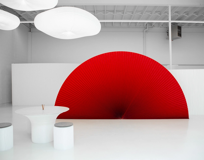 CUSTOM COLOUR TEXTILE SOFTWALL | FLEXIBLE FREESTANDING PARTITION ...