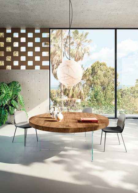 AIR ROUND TABLE - WILDWOOD - Dining tables from LAGO | Architonic