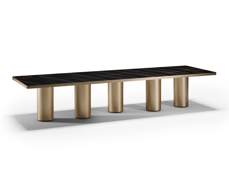 SIGNORE DEGLI ANELLI 72 STEEL - Dining tables from Reflex | Architonic