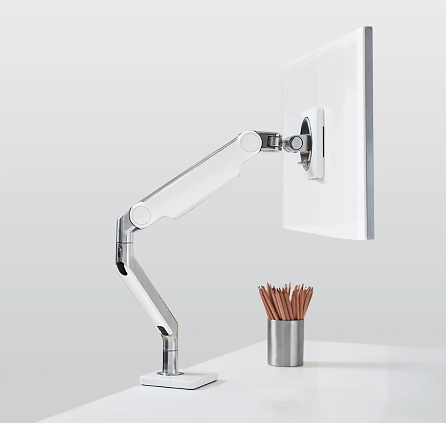 M2 PRO SINGLE MONITOR ARM - BLACK WITH BLACK TRIM – a fine Table ...