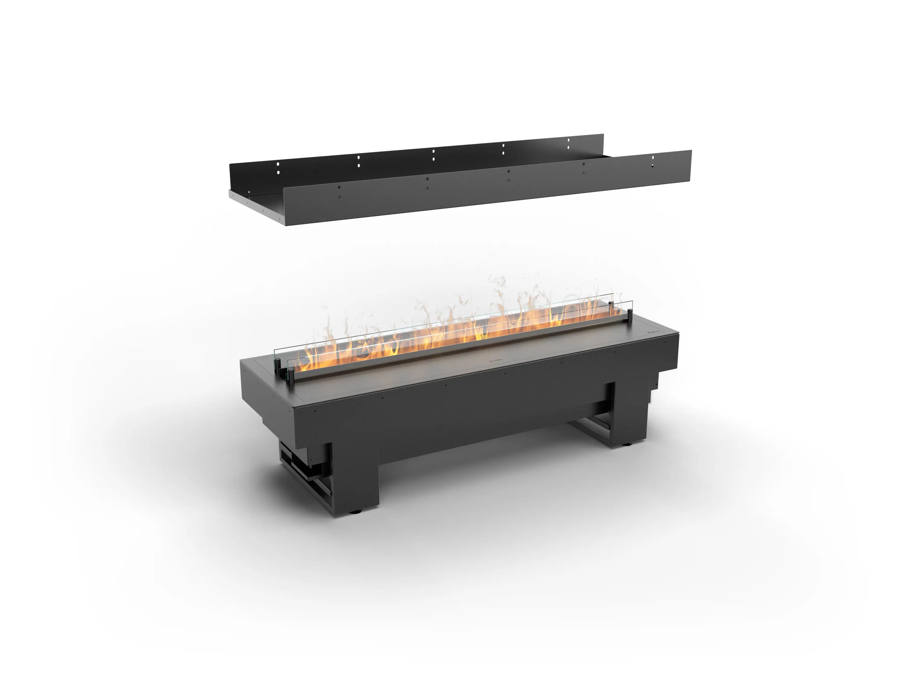 COOL FLAME SEE-THROUGH FIREPLACE PRO 1000 ISLAND - Fireplace inserts from Planika | Architonic