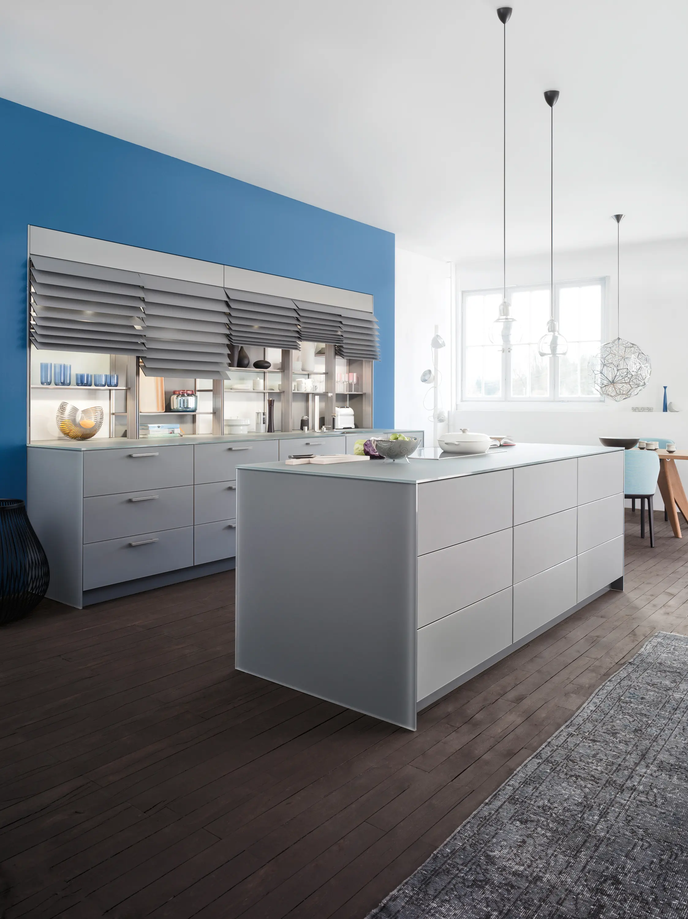 CLASSIC-FS | IOS-M FITTED KITCHEN IN MATT GLASS – Cucine parete di ...