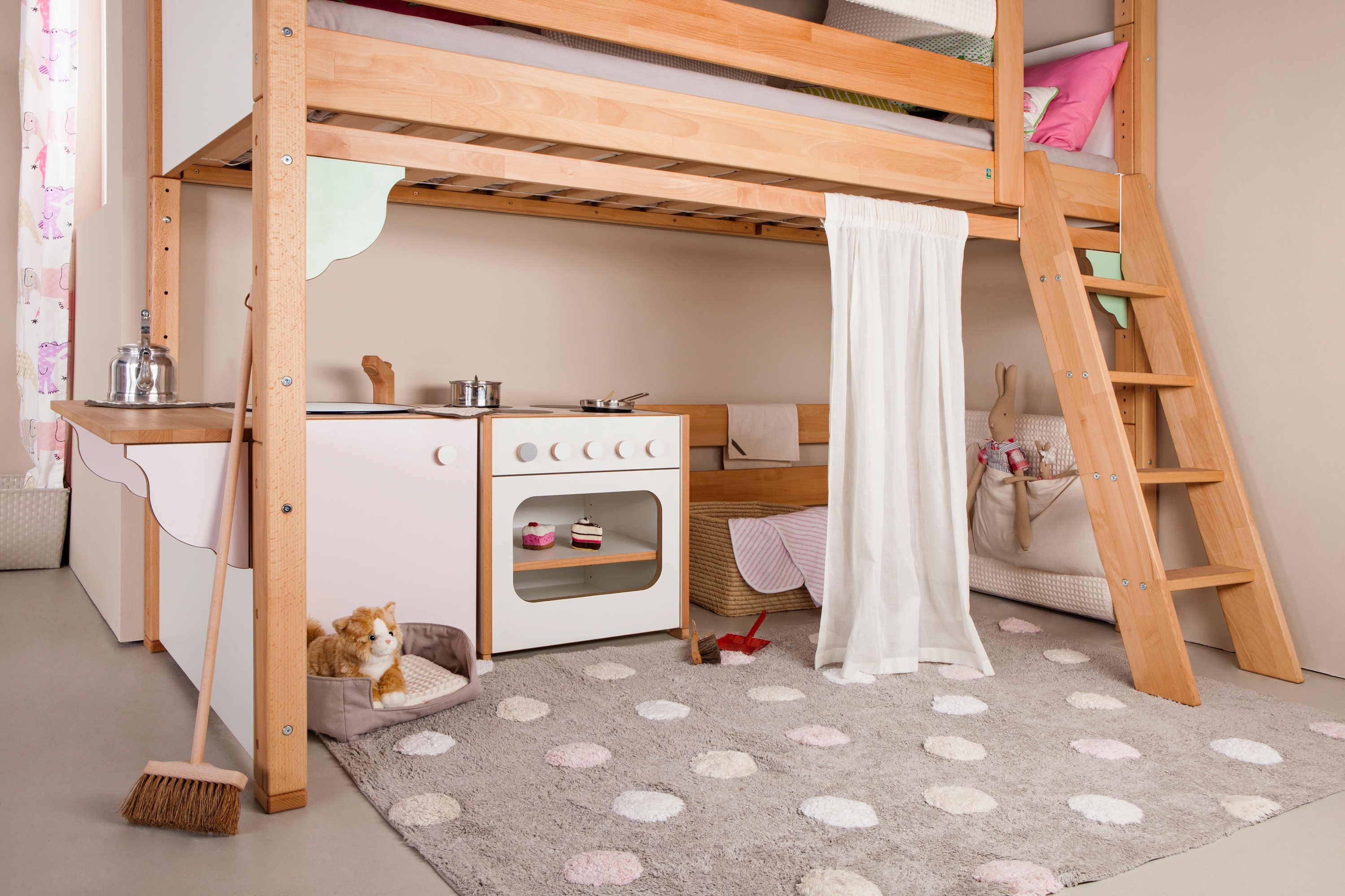 COUNTRYSIDE SEMI-HIGH PLAY BED - Kids beds from De Breuyn | Architonic
