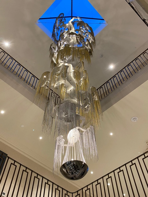 ENCHANTED FARAWAY TREE - 16 TIER - 1500 - Suspended lights from ...
