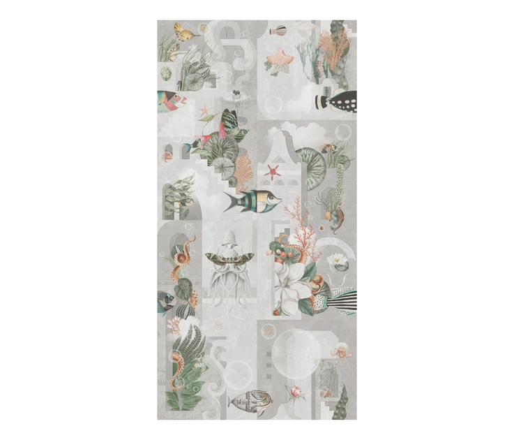 GARDEN OF DREAMS LIGHT - DECOR SLABS 120X240 - PANEL B - Ceramic tiles from Devon&Devon | Architonic