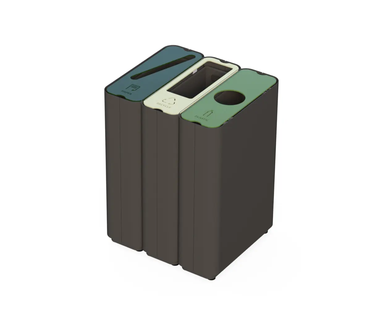 RECYCLE BIN CONFIGURATION - Waste separation bins from Green Furniture ...