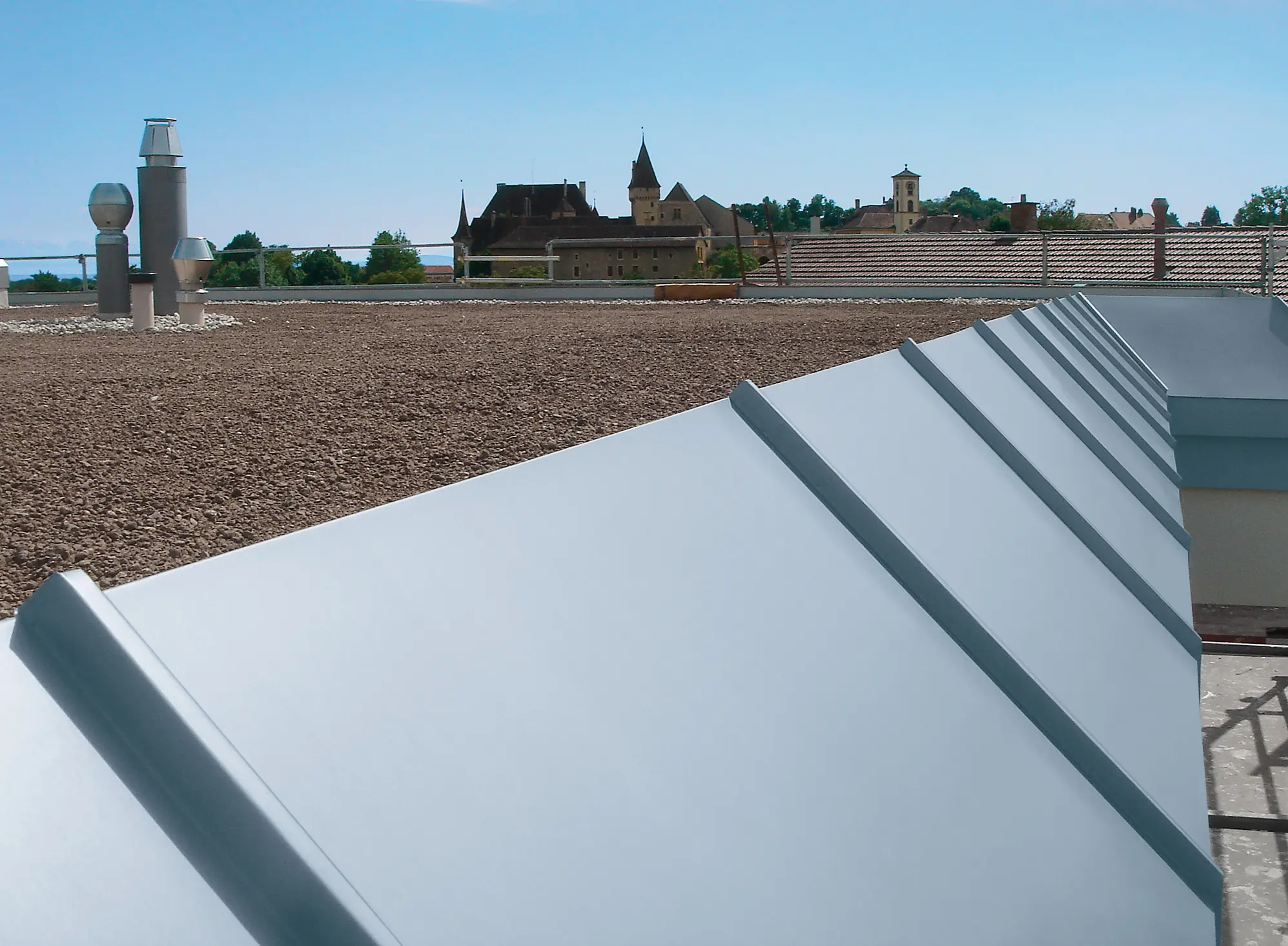 ROOF COVERING | ANGLED STANDING SEAM - Roofing systems from RHEINZINK ...