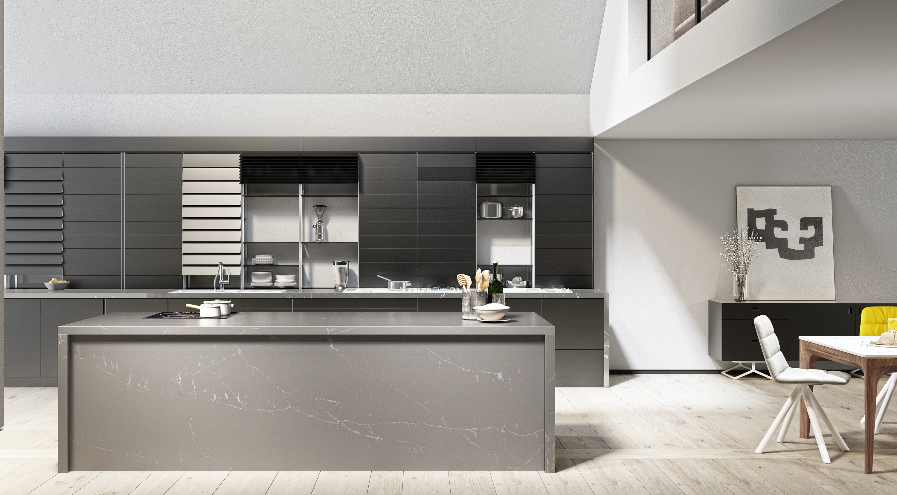 UNIQUE ARGENTO™ - Mineral composite panels from Compac | Architonic