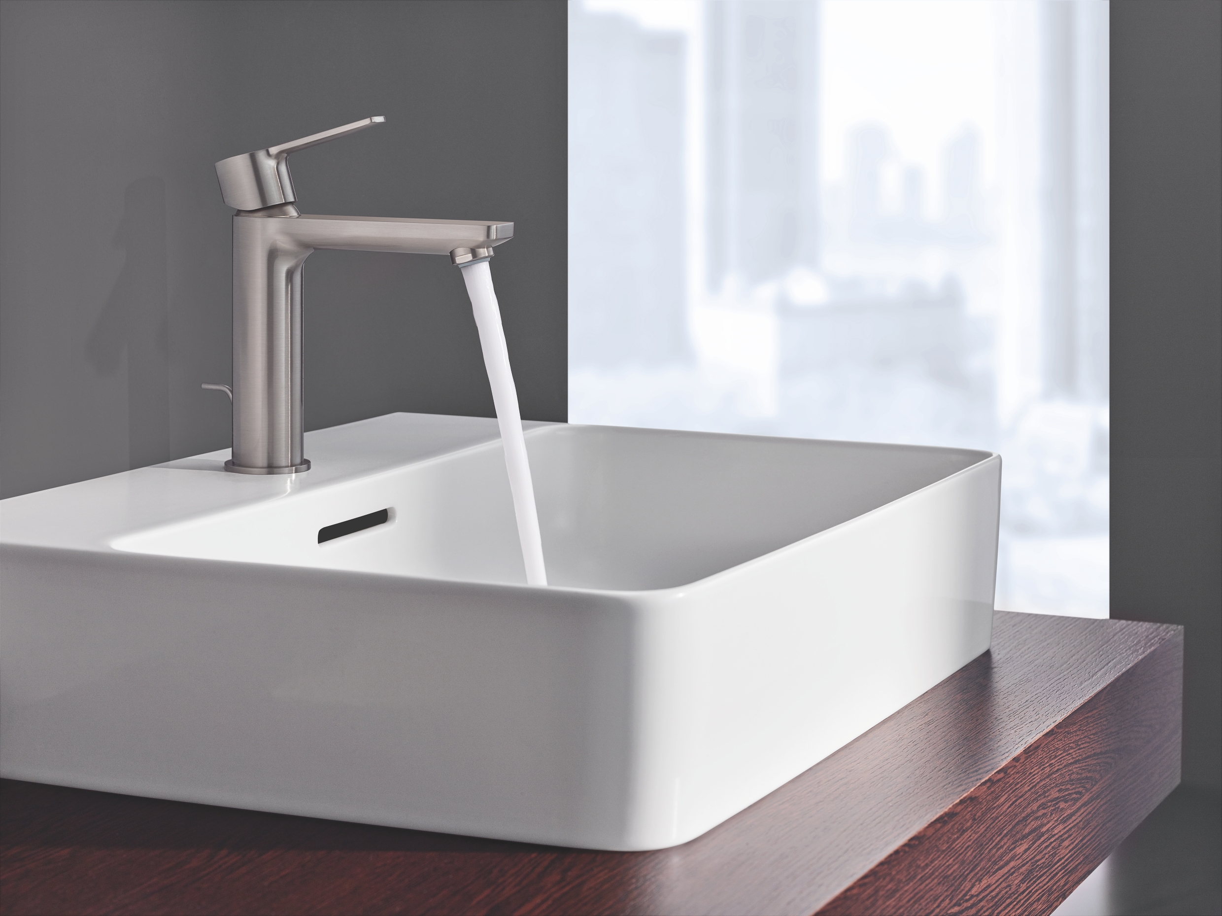 LINEARE 4-HOLE SINGLE-LEVER BATH COMBINATION - Bath taps from GROHE ...