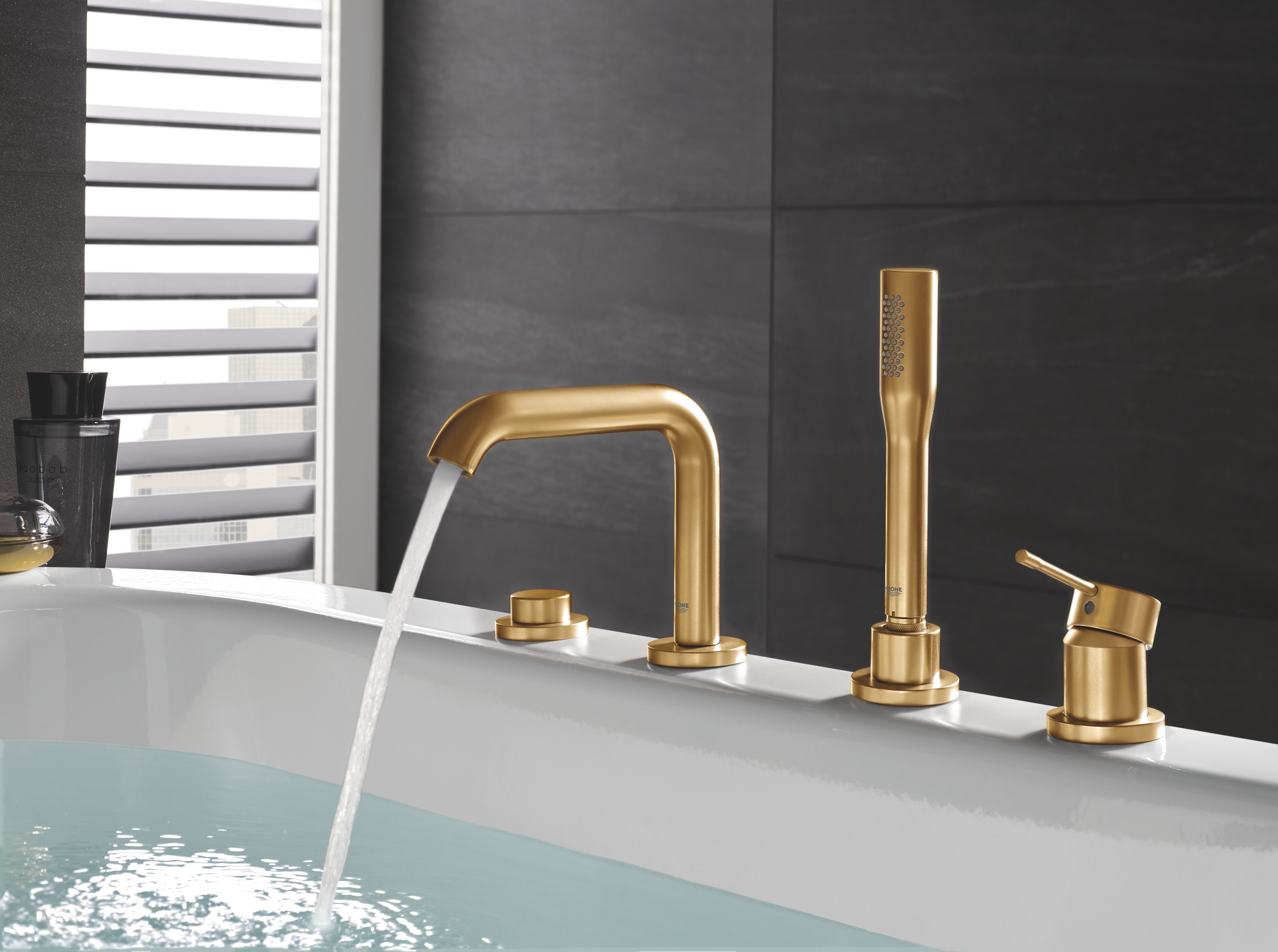 ESSENCE 2-HOLE BASIN MIXER L-SIZE - Wash basin taps from GROHE | Architonic