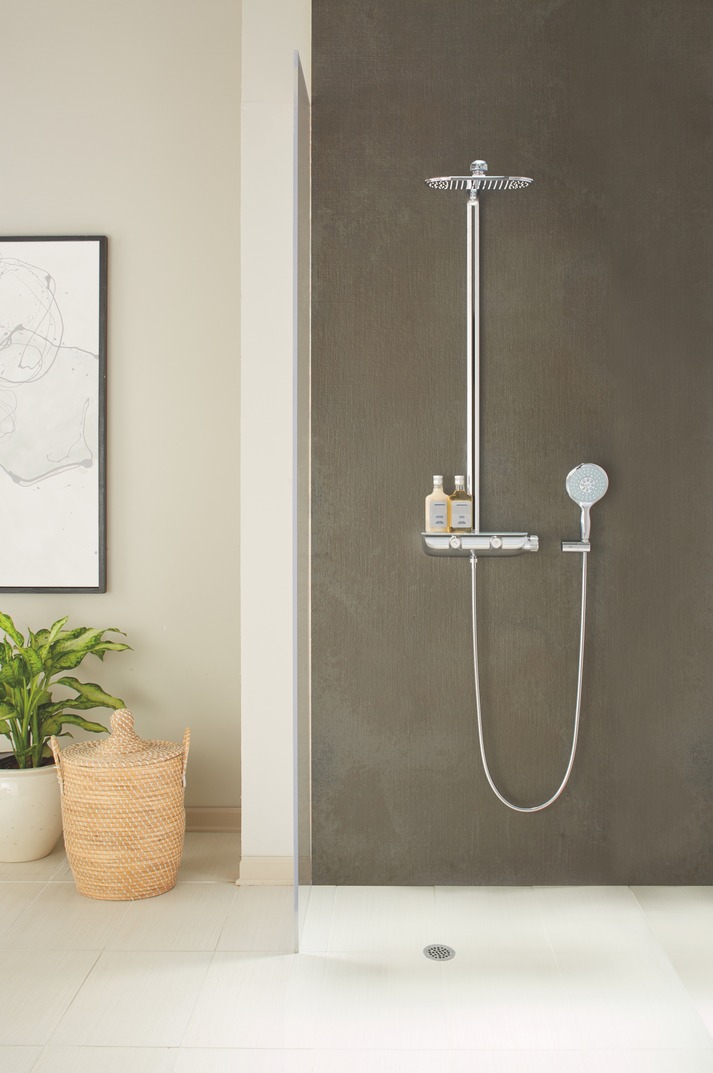 RAINSHOWER SYSTEM SMARTCONTROL 360 DUO WITH THERMOSTAT FOR WALL ...