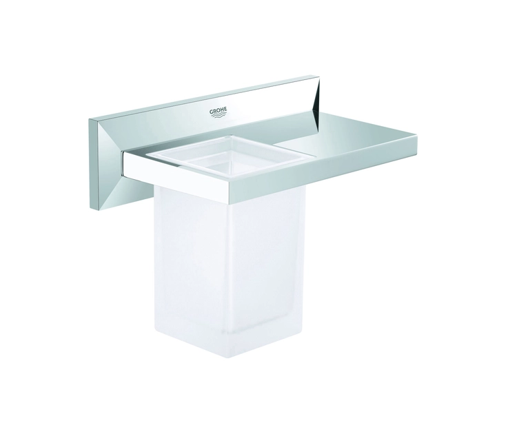 ALLURE BRILLIANT SHELF WITH TUMBLER - Bath shelves from GROHE | Architonic