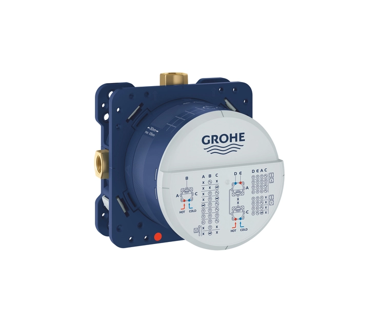 GROHE RAPIDO SMARTBOX UNIVERSAL ROUGH-IN BOX, 1/2" - Concealed elements ...