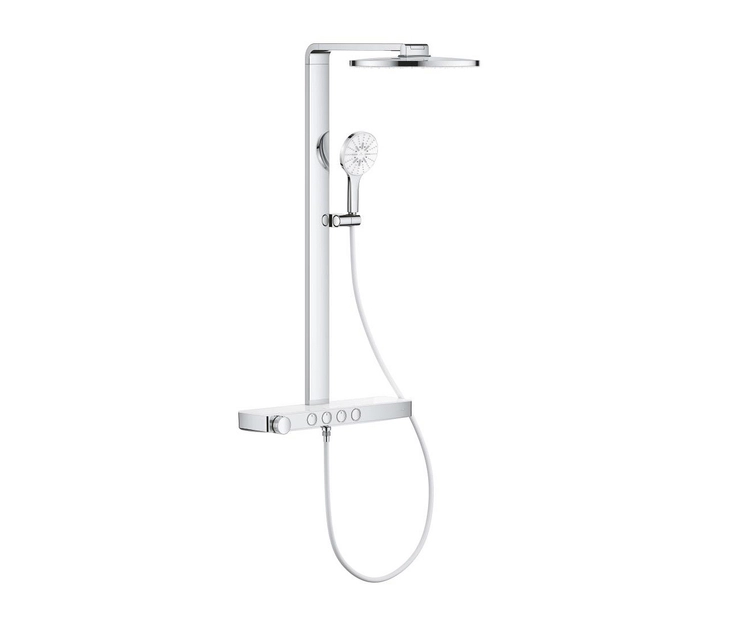 RAINSHOWER AQUA PURE SHOWER SYSTEM WITH THERMOSTAT FOR WALL MOUNTING ...