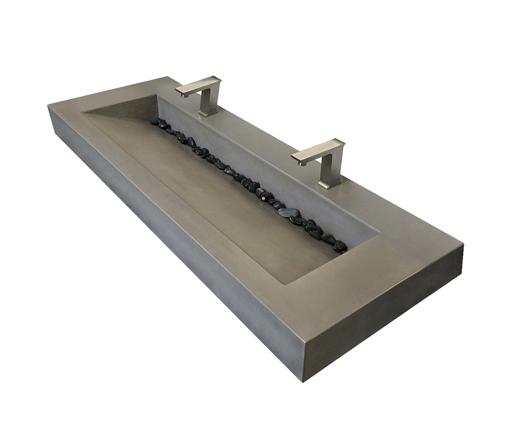 ADA 24" FLOATING VALLUM CONCRETE SINK - Kitchen sinks from Trueform ...