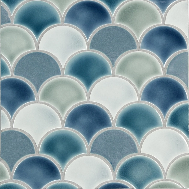 SMALL FAN PATTERN A - Ceramic mosaics from Pratt & Larson Ceramics | Architonic