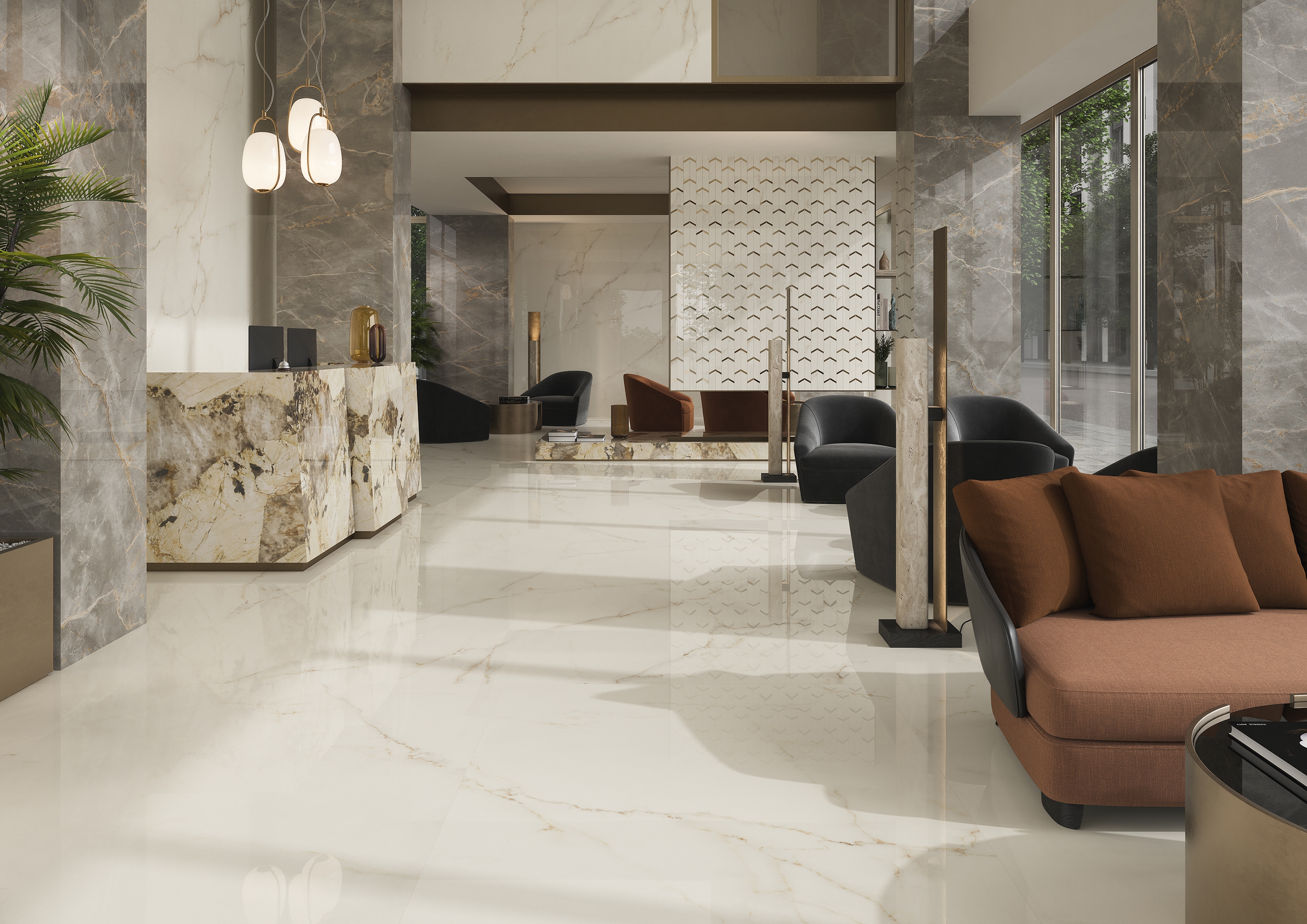 MARVEL X CALACATTA APUANO 120X240 LAPPATO - Ceramic tiles from Atlas ...