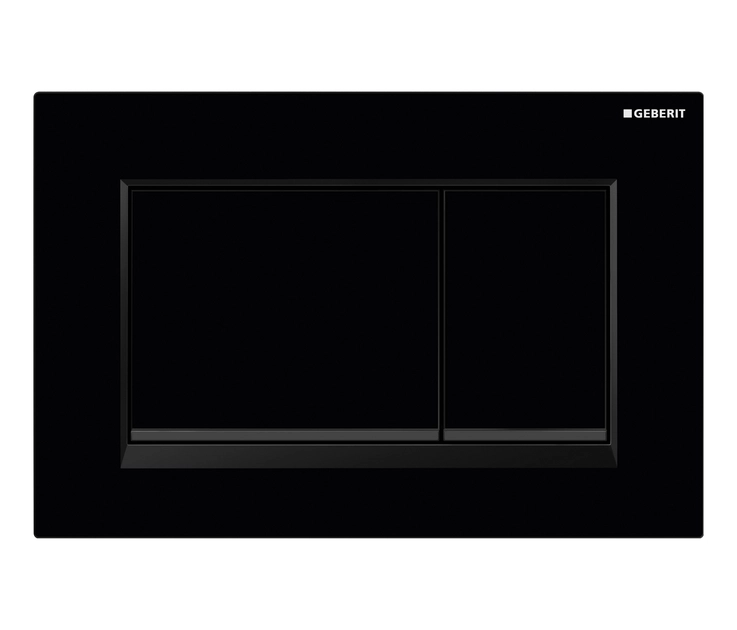 ACTUATOR PLATES | SIGMA30 BLACK, TONE-IN-TONE - Flushes from Geberit ...