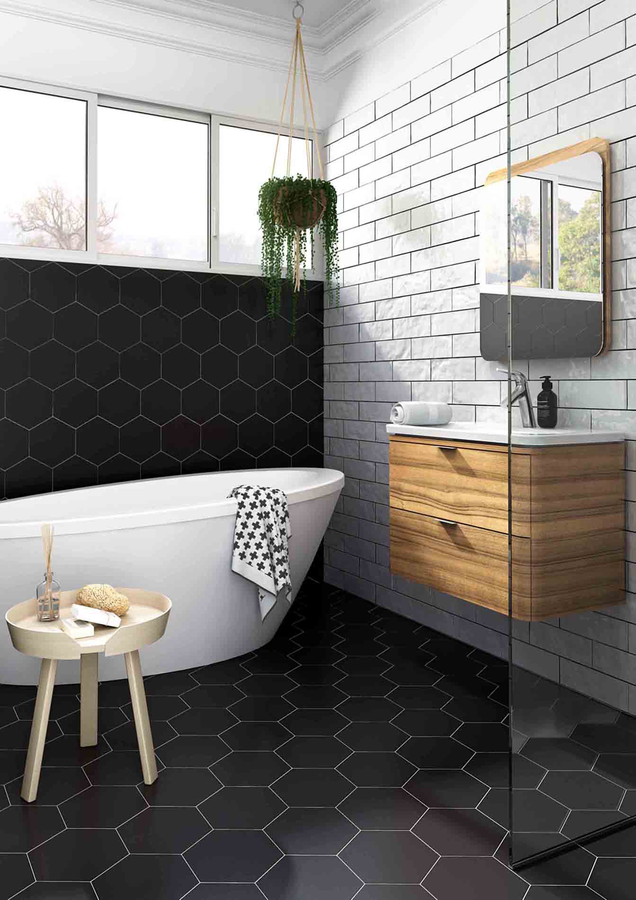 MINIWORX 10X10 MINIWORX RAL 0001500 BLACK MOSAIC GLOSSY - Ceramic tiles ...