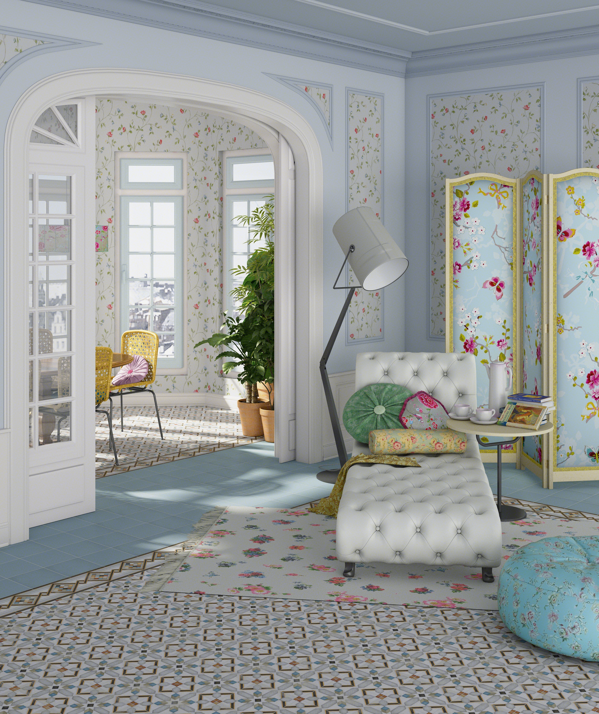 VODEVIL | OCTOGONO VARIETTE SOMBRA - Ceramic tiles from VIVES Cerámica ...