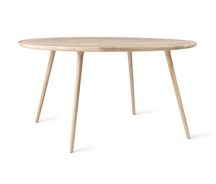 ACCENT DINING TABLE - MAT LACQUERED OAK - Ø140 - Dining tables from ...