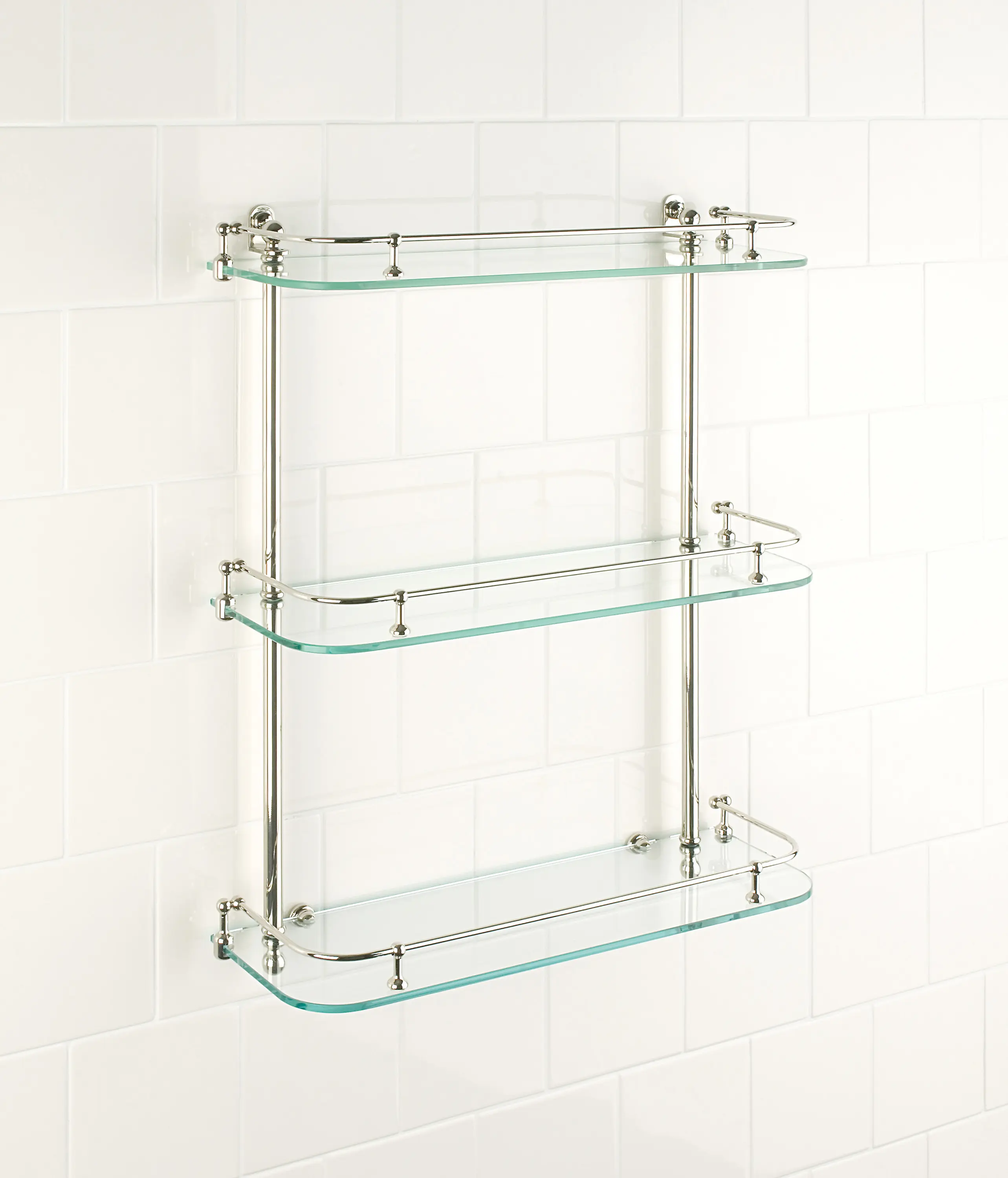 VIENNA WALL SHELF CLEAR GLASS - Bath shelving from Aquadomo | Architonic