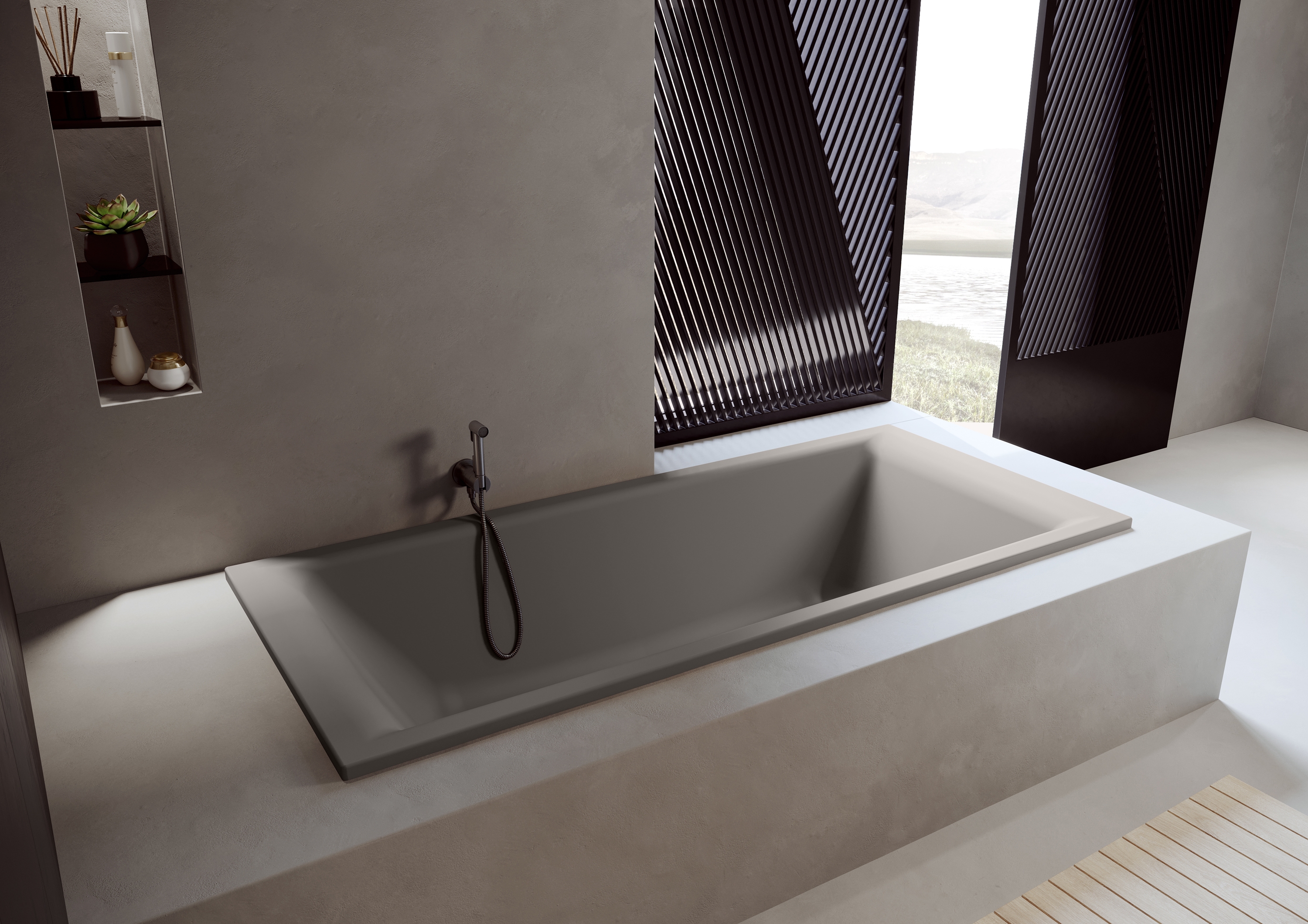 PURO SET WIDE RIGHT ALPINE WHITE - Bathtubs from Kaldewei | Architonic