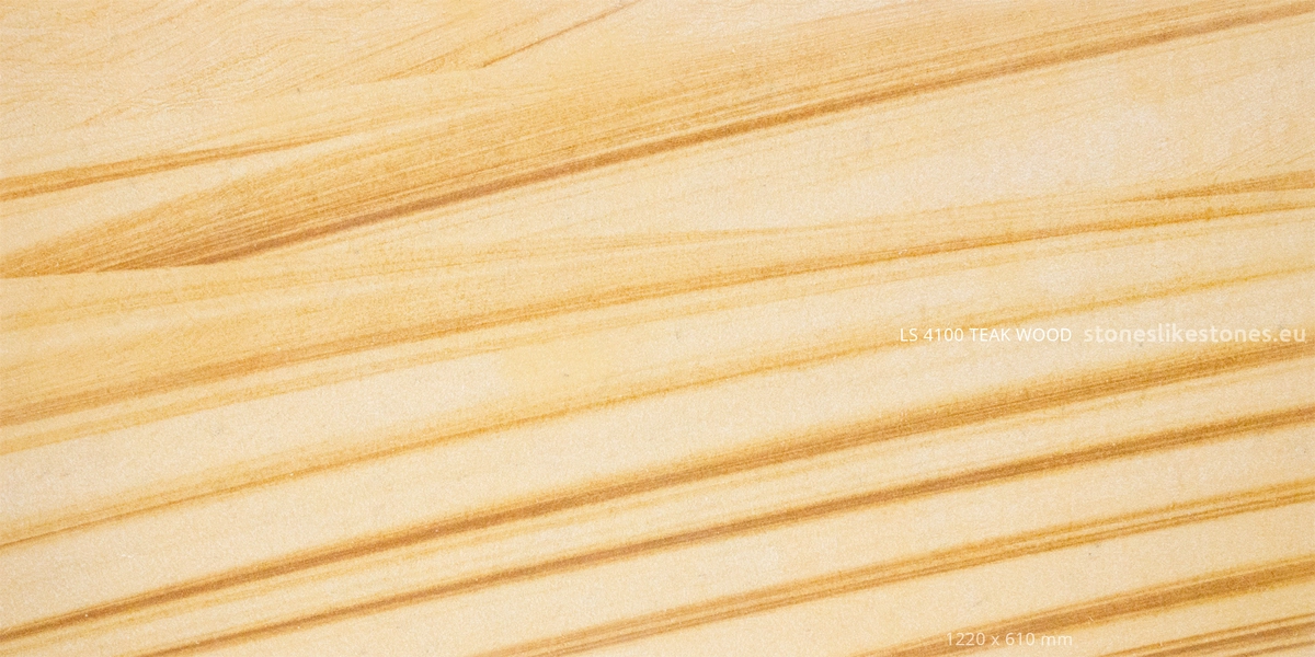 THIN SLATE LS 4100 TEAK WOOD - Wall veneers from StoneslikeStones ...