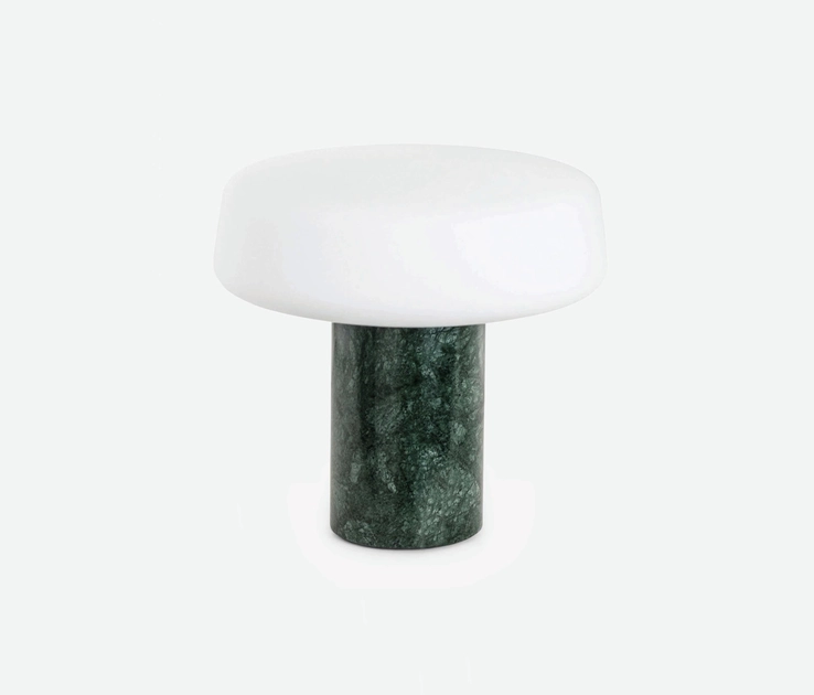 SOLID RECHARGEABLE TABLE LIGHT | SERPENTINE MARBLE - Table lights from ...