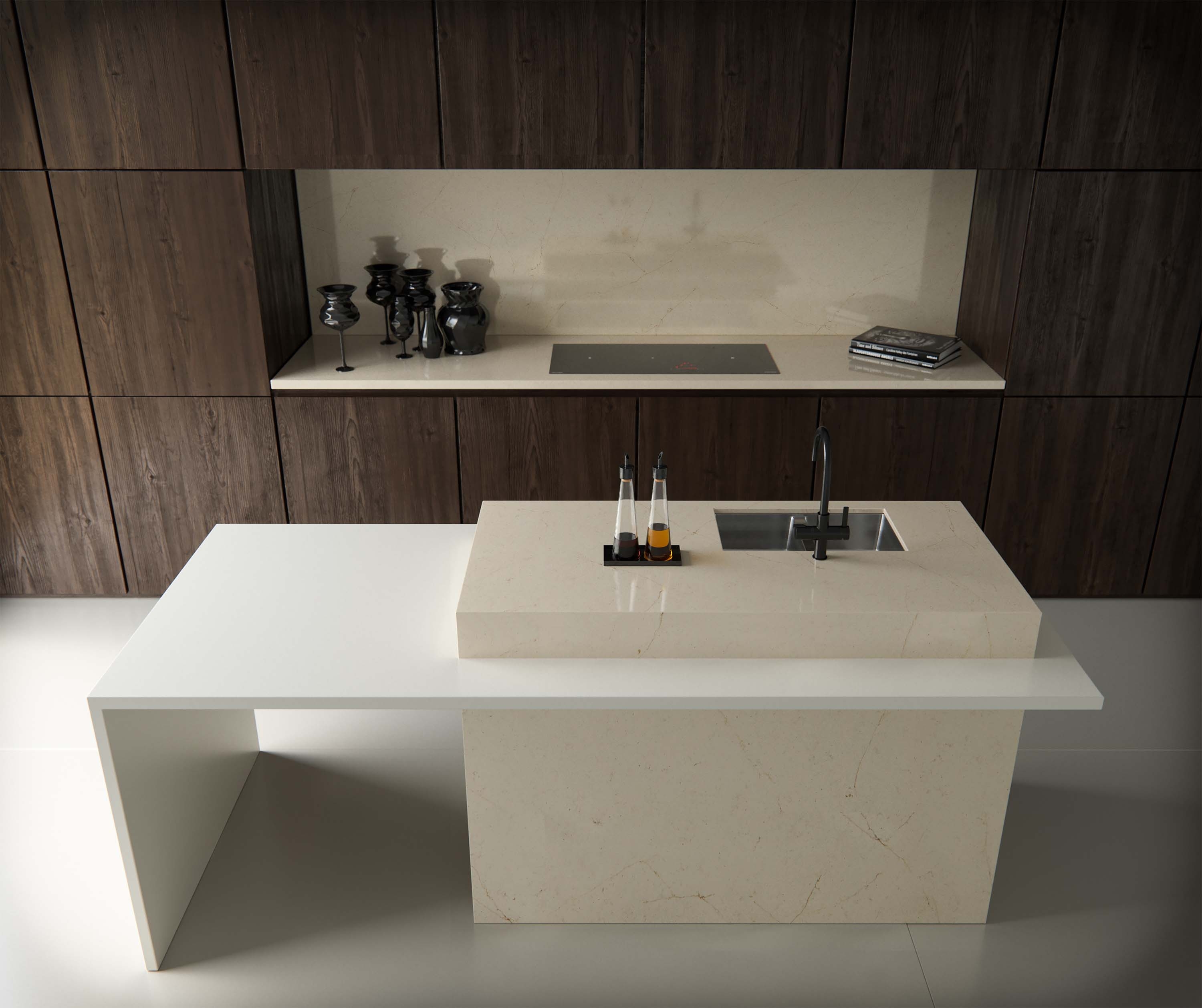SILESTONE ETERNAL CALACATTA GOLD - Mineralwerkstoff Platten von Cosentino | Architonic