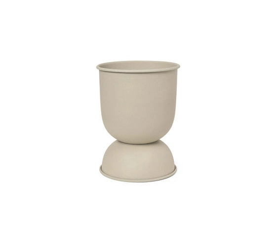HOURGLASS POT - EXTRA SMALL - CASHMERE - Plant pots from ferm LIVING ...