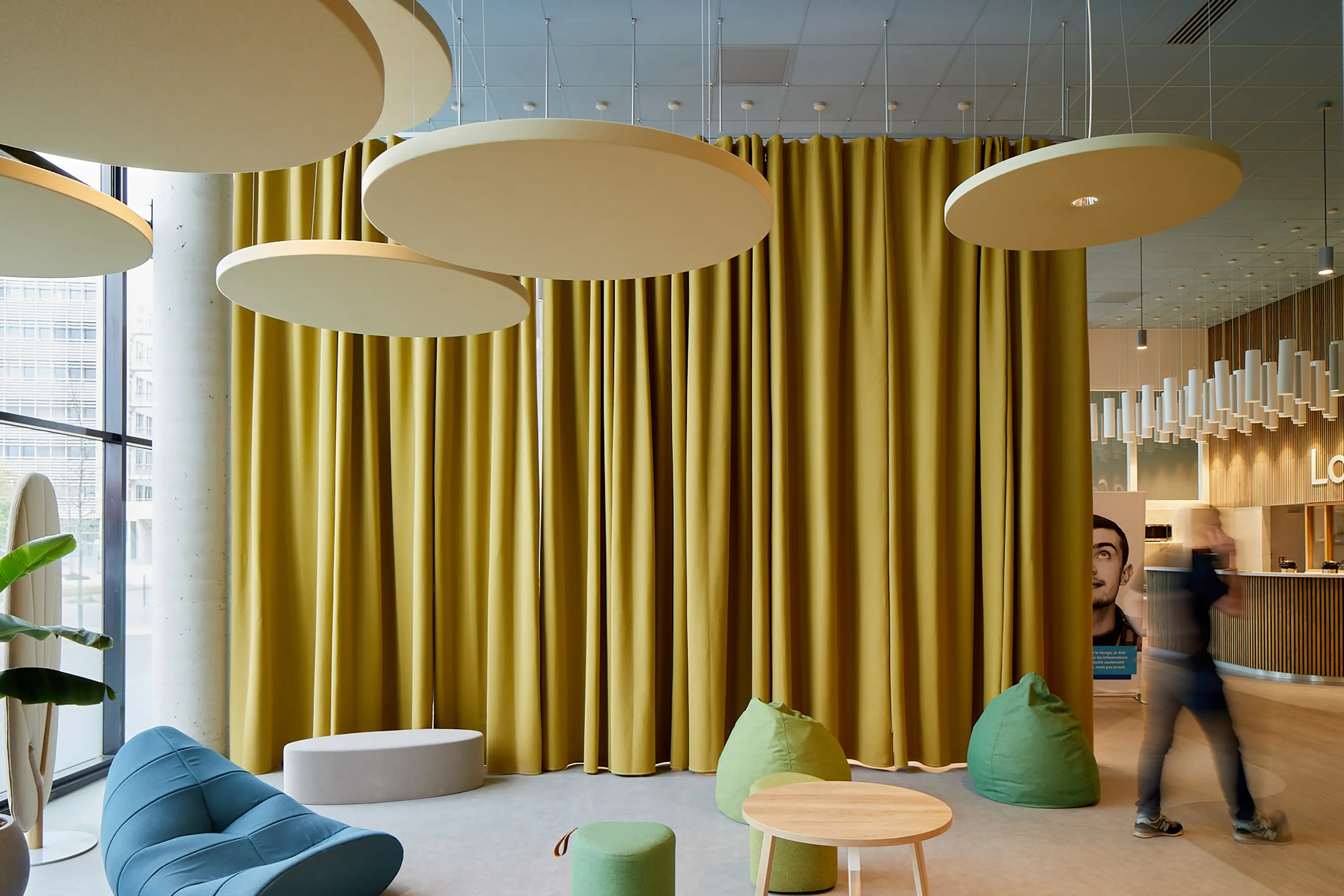 VELIO ACOUSTIC CURTAINS - Sound absorbing objects from Texaa® | Architonic