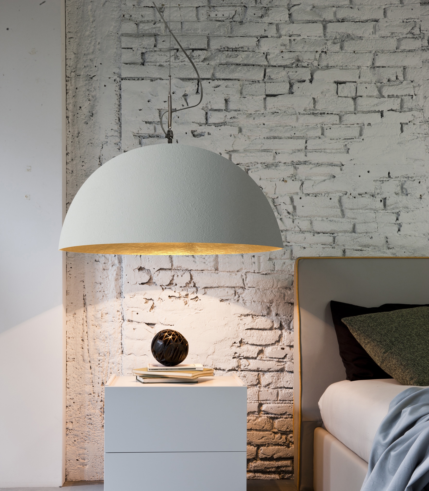 MEZZA LUNA BRONZE/GOLD - Pendelleuchten von IN-ES.ARTDESIGN | Architonic