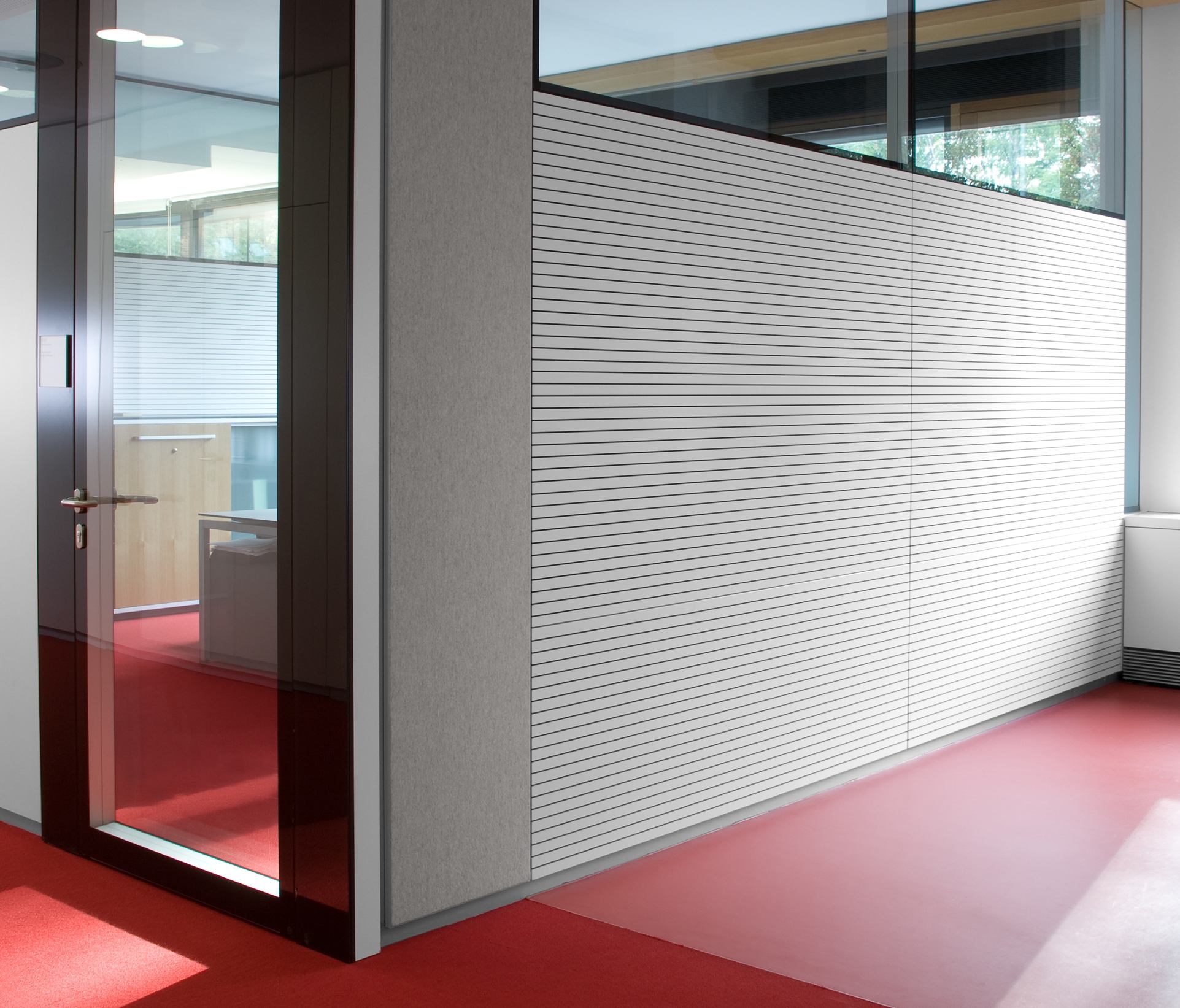 SYSTEM 7000 INTEGRATED PARTITION WALL ABSORBER - Sound absorbing wall ...