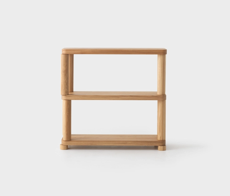 OFFSET SHELF SMALL NATURAL - 2 TIER – a fine Shelving by the hands o ...