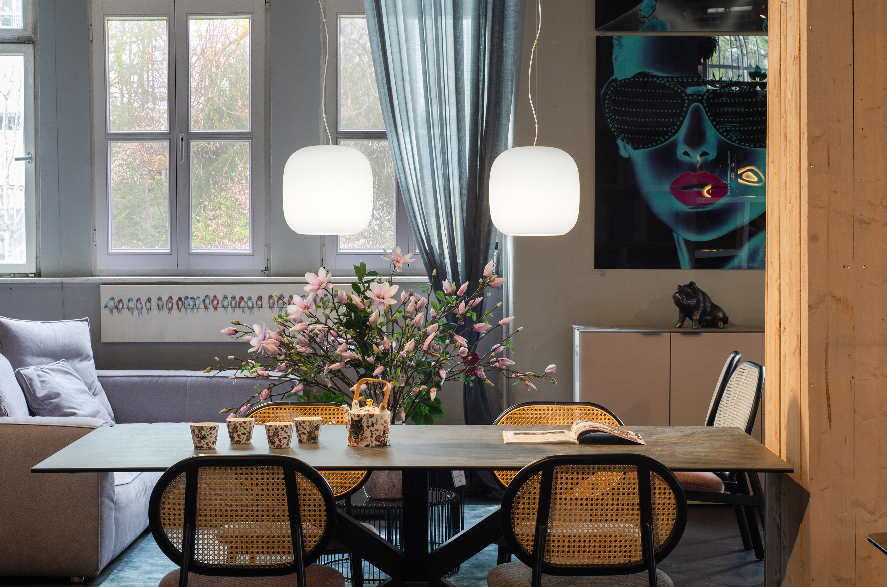 CASABLANCA MUREA DOUBLE PENDANT LUMINAIRE – Lámparas de suspensión de ...