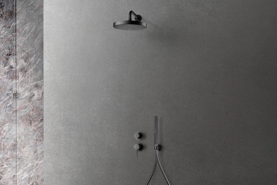 NOSTROMO | BUILT-IN SHOWER MIXER - RAIN SHOWERHEAD - SHOWER ARM ...