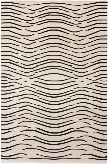 TRADITIONAL - TIGER WAVE WHITE&BLACK - Rugs from REUBER HENNING ...
