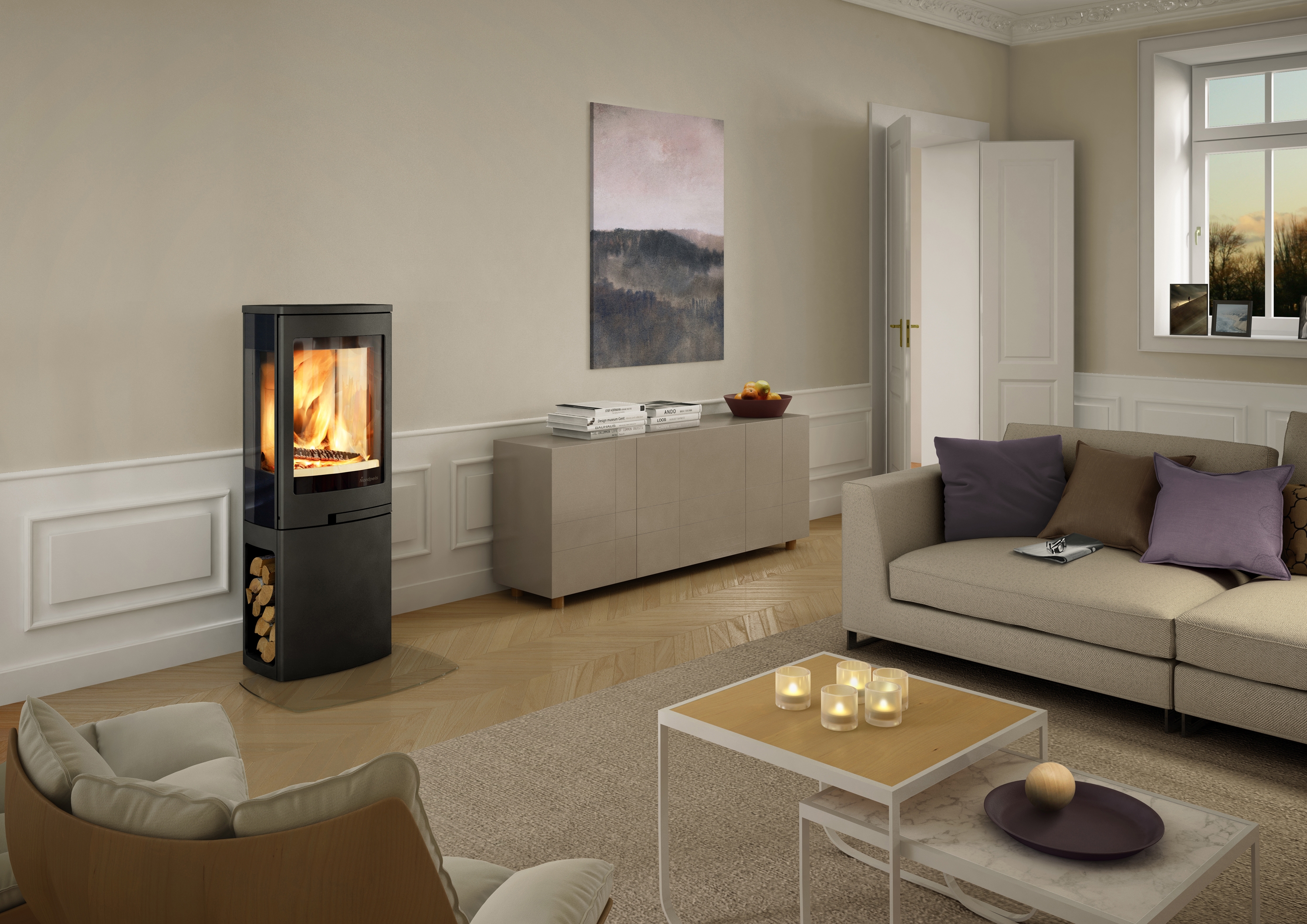 DUO 4 - Stoves from Nordpeis | Architonic
