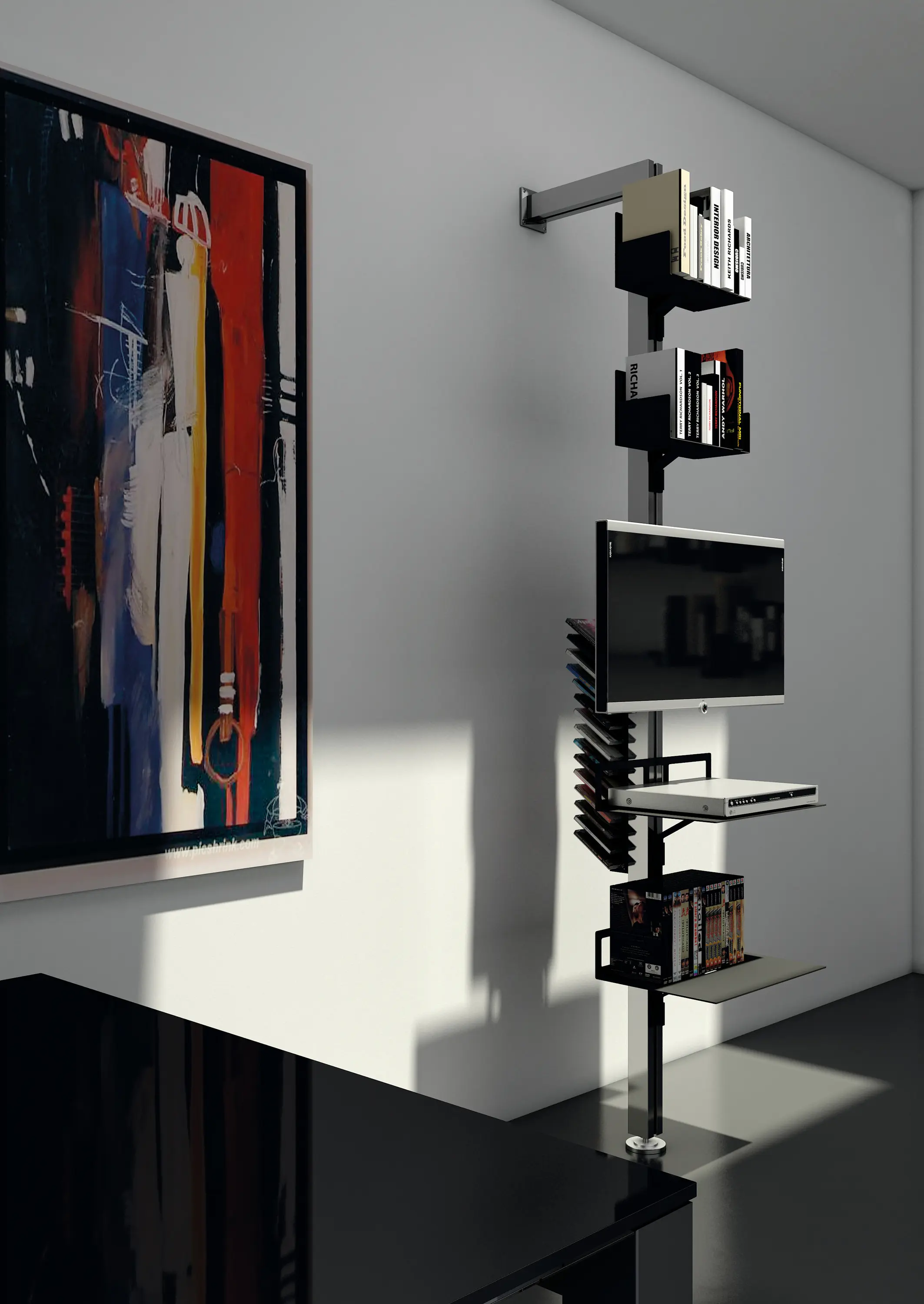 TOTEM | TV, DVD, DECODER HOLDER - TV & HiFi Möbel von Aico Design ...