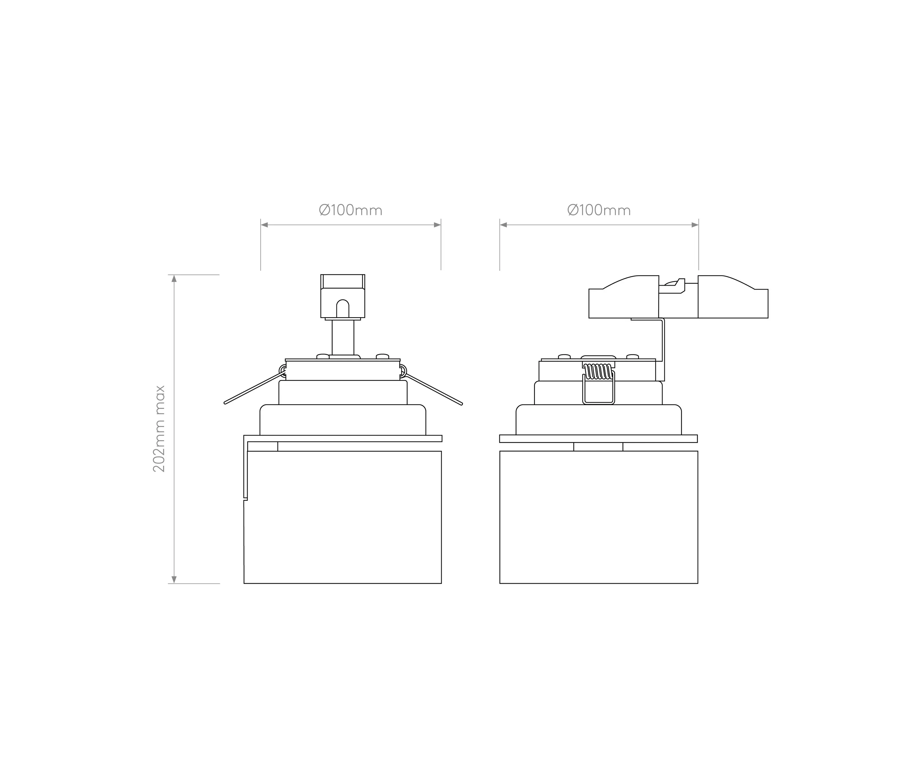 LYNX RECESS | MATT WHITE - Deckeneinbauleuchten von Astro Lighting ...